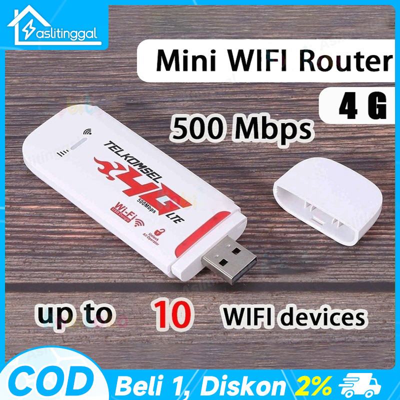 Jual Modem WIFI USB 500Mbps 4g LTE Wi-Fi portabel All Operator LTE ...