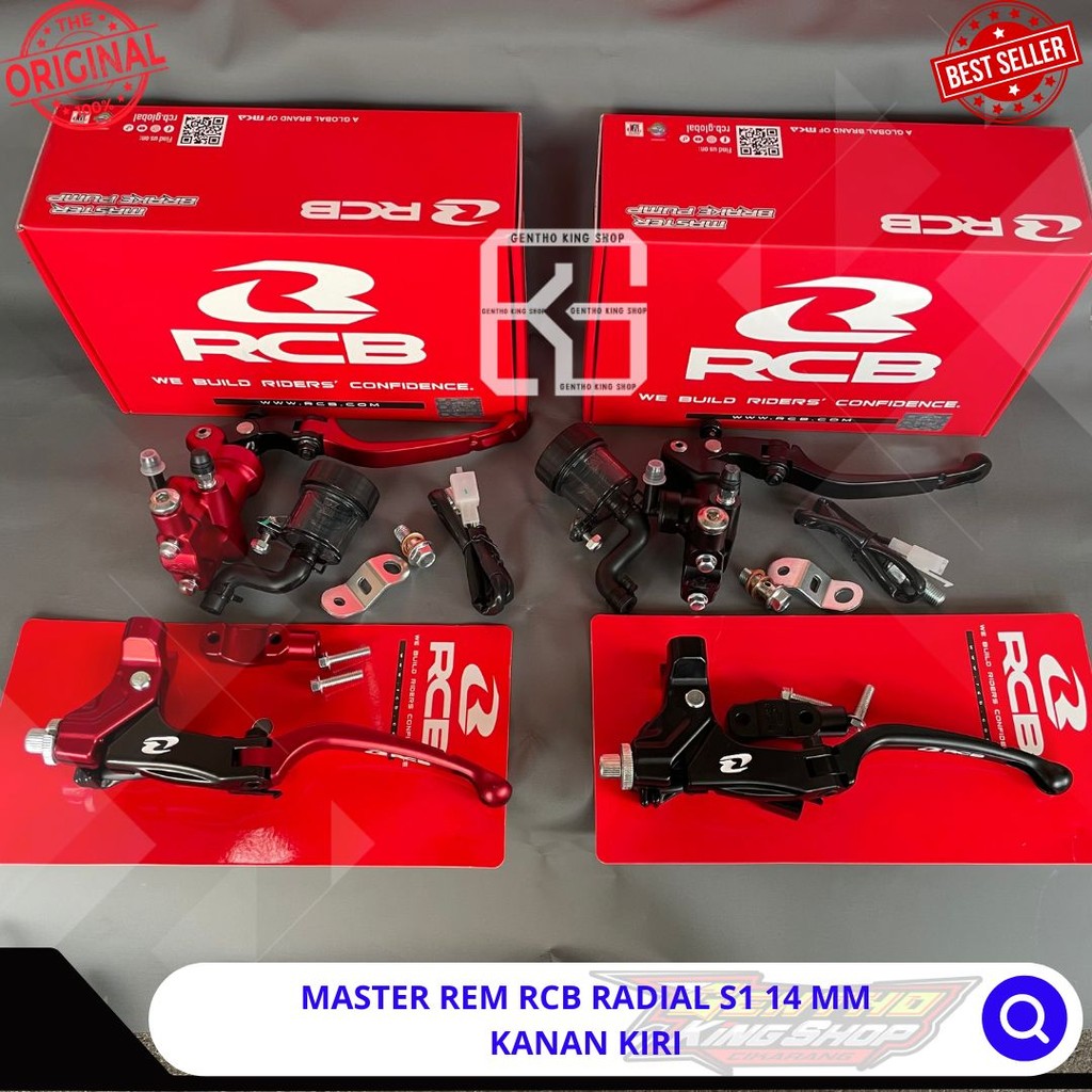 Jual Master Rem RCB Radial S1 14mm Set Kanan Kiri Universal | Shopee Indonesia