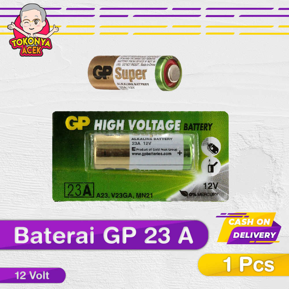 Jual Baterai GP Ultra Super Alkaline GP 23A 23AE V23GA MN21 12V Battery | Shopee Indonesia