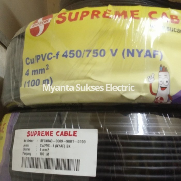 Jual Kabel Listrik Serabut NYAF 4mm SUPREME Meteran/Potongan/Eceran - Biru | Shopee Indonesia