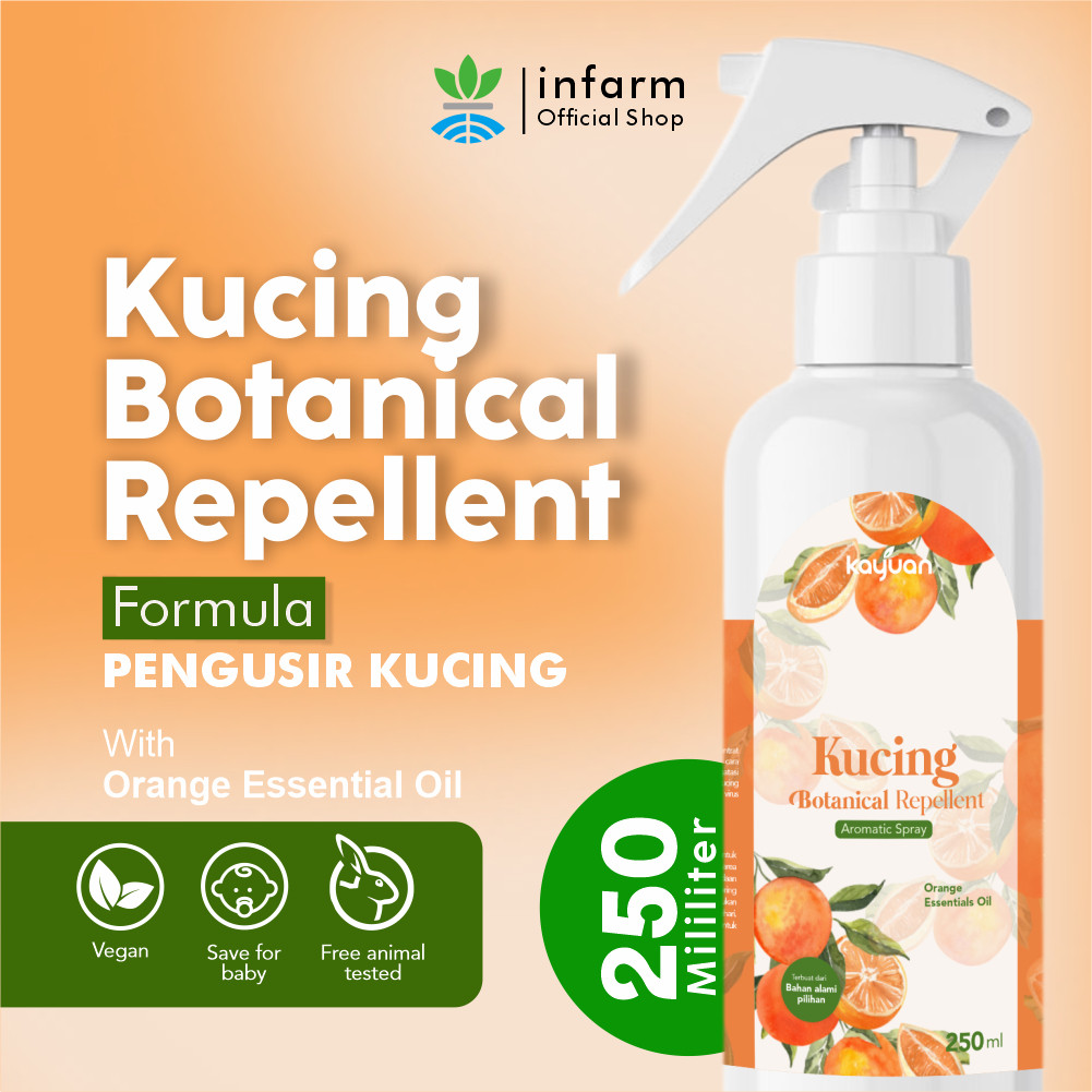 Jual INFARM - Repellent Pengusir Kucing 250 ml Organik, Semprotan Anti ...