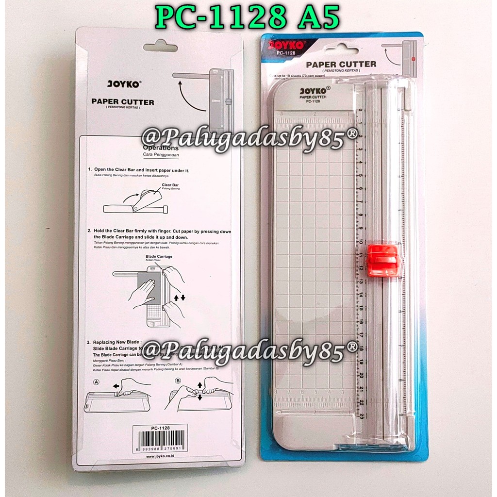 Jual (1 Biji) GROSIR Paper Cutter JOYKO PC-1128 A5 Portable / Pemotong ... Jual (1 Biji) GROSIR Paper Cutter JOYKO PC-1128 A5 Portable / Pemotong ...