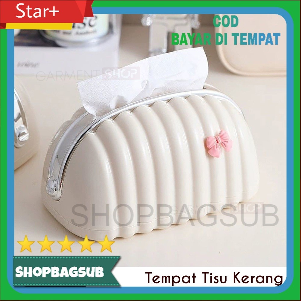 Jual Tempat Tisu Desain Kerang Unik Bagus Box Penyimpan Tissue Stylish ...