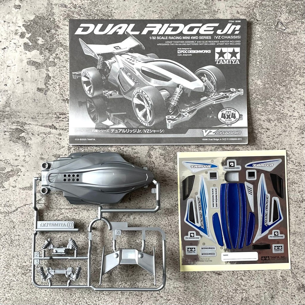 Jual Body Dual Ridge Jr + Decal + Dus - Original Tamiya | Shopee Indonesia