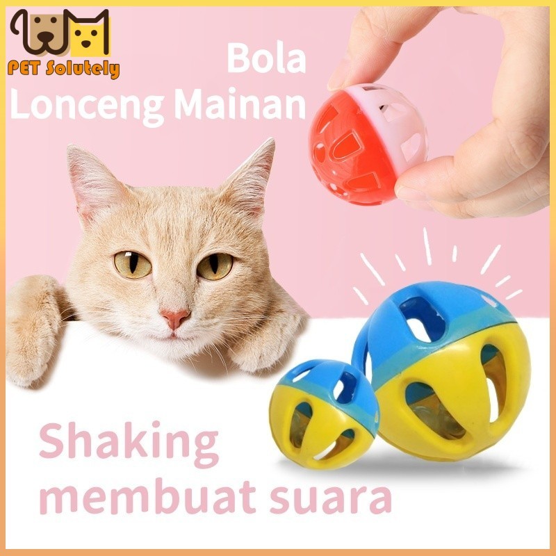 Jual Mainan Kucing Cats Mainan Lonceng Krincingan Bunyi/Bola Bel ...