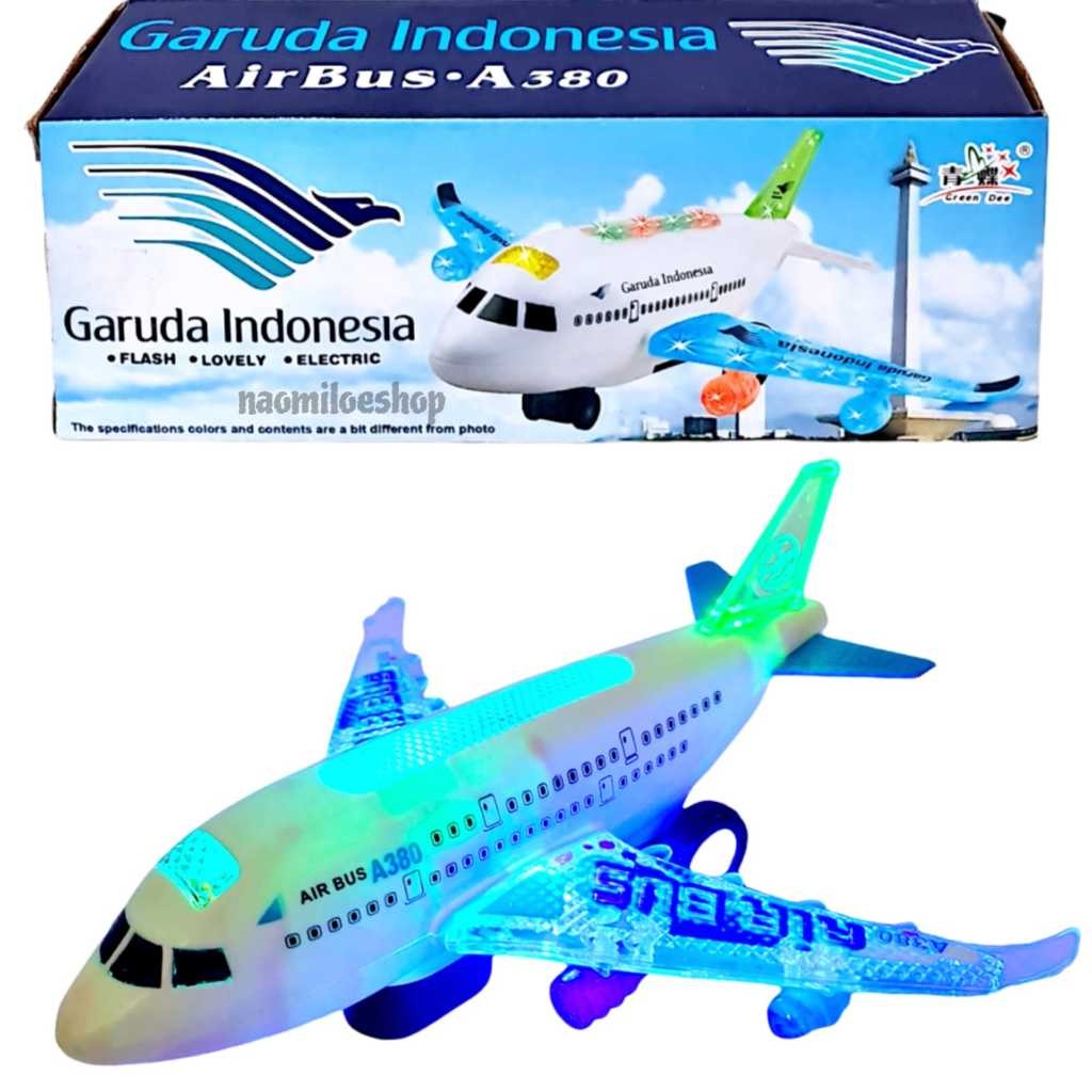 Jual RIA TOYS GARUDA 23 MAINAN PESAWAT TERBANG GARUDA AIRBUS FIGURIN ...