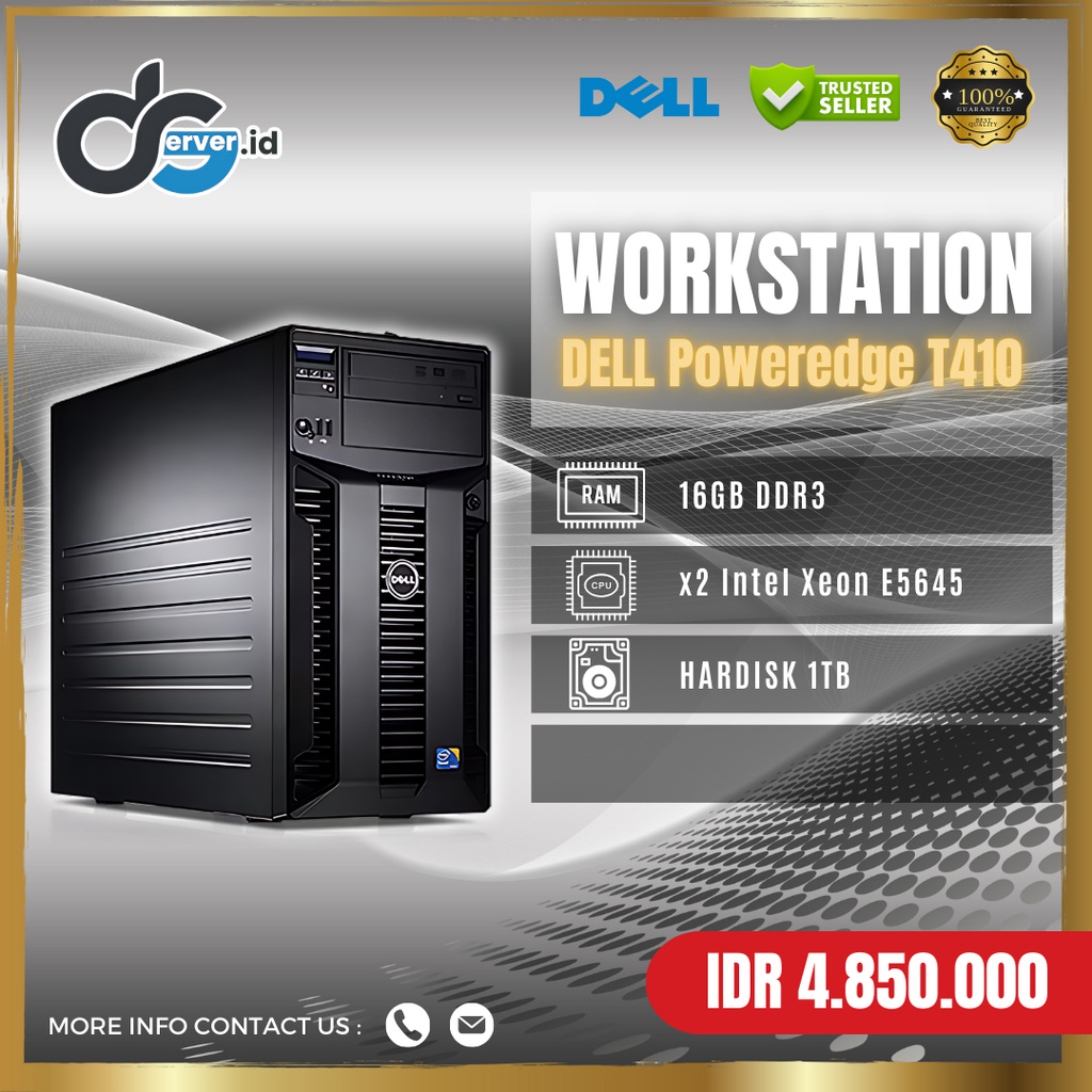Jual SERVER SUPERMICRO DELL POWEREDGE T410 | Shopee Indonesia
