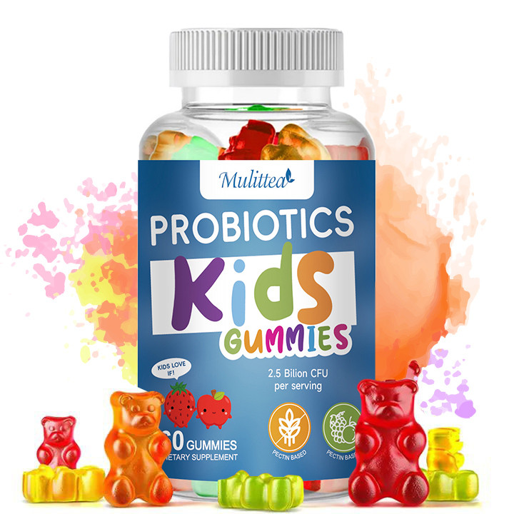 Jual Mulittea Probiotic Veggie Fiber Vitamin C Gummies for Kids ...