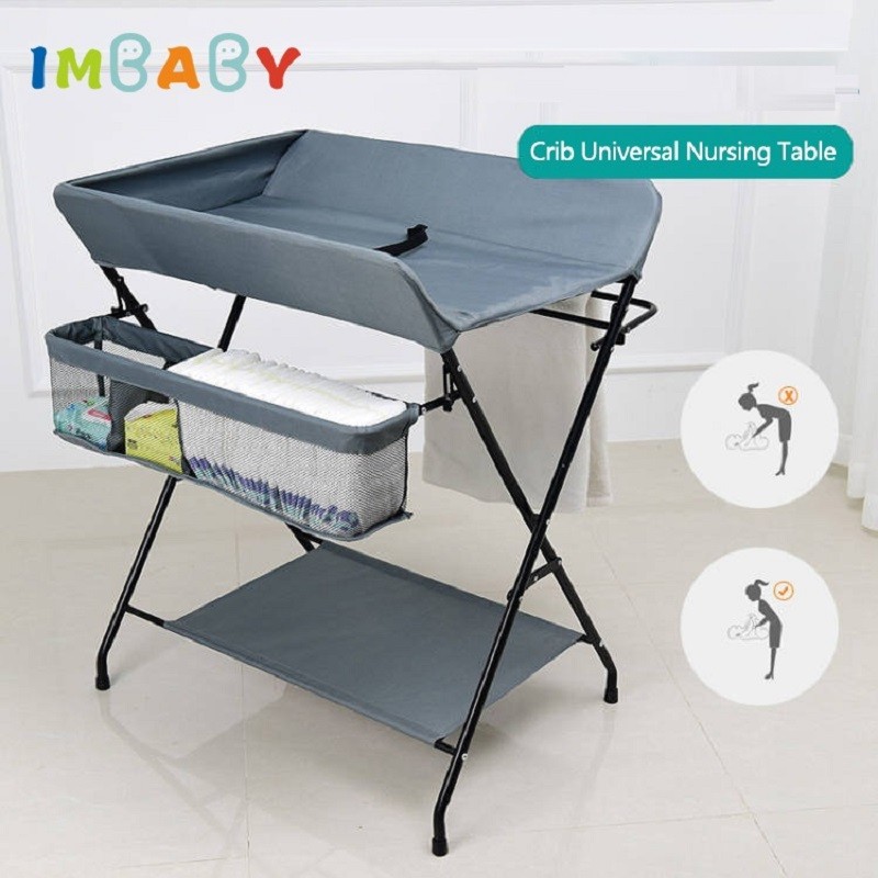 Jual IMBABY Baby Changer Table Foldable Changing Tables 0-24 Months ...