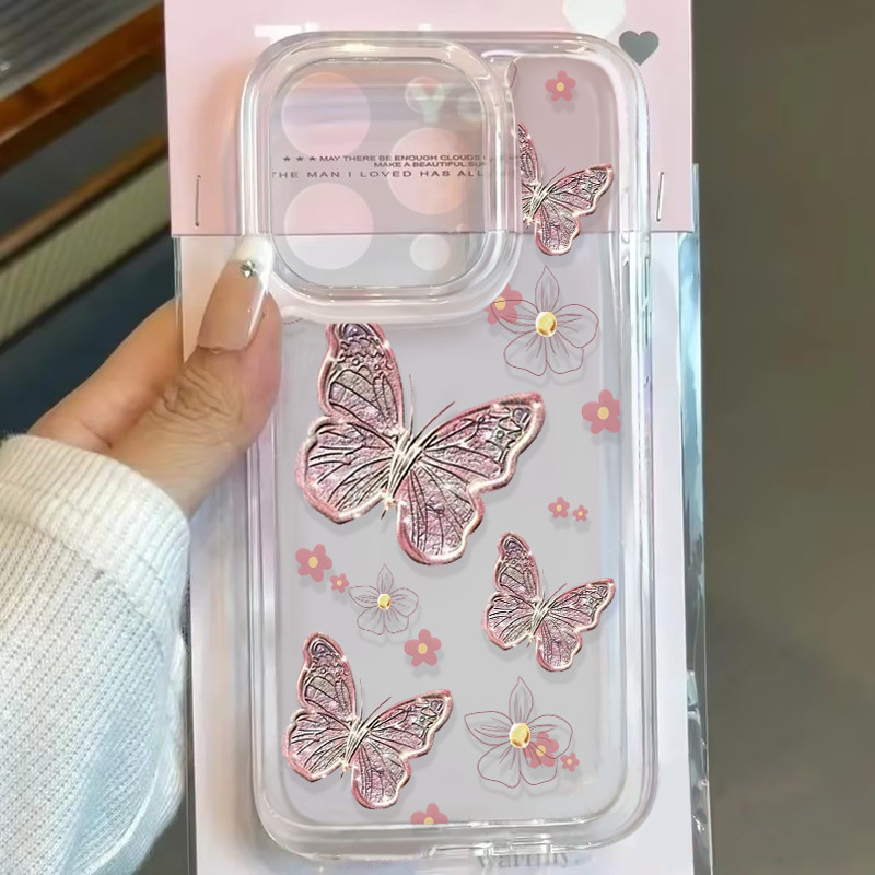 Jual Casing Pink Diamond Butterfly case hp Samsung A02 M02 A02s A03s ...