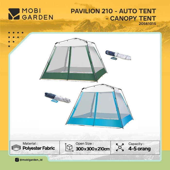 Jual Tenda Canopy Otomatis Mobi Garden Pavilion 210 NX20561015 Nyaman ...