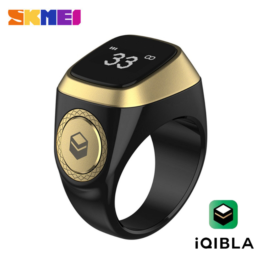 Jual Cincin Tasbih Digital SKMEI ZIKR iQibla Tasbih Smart Ring ...