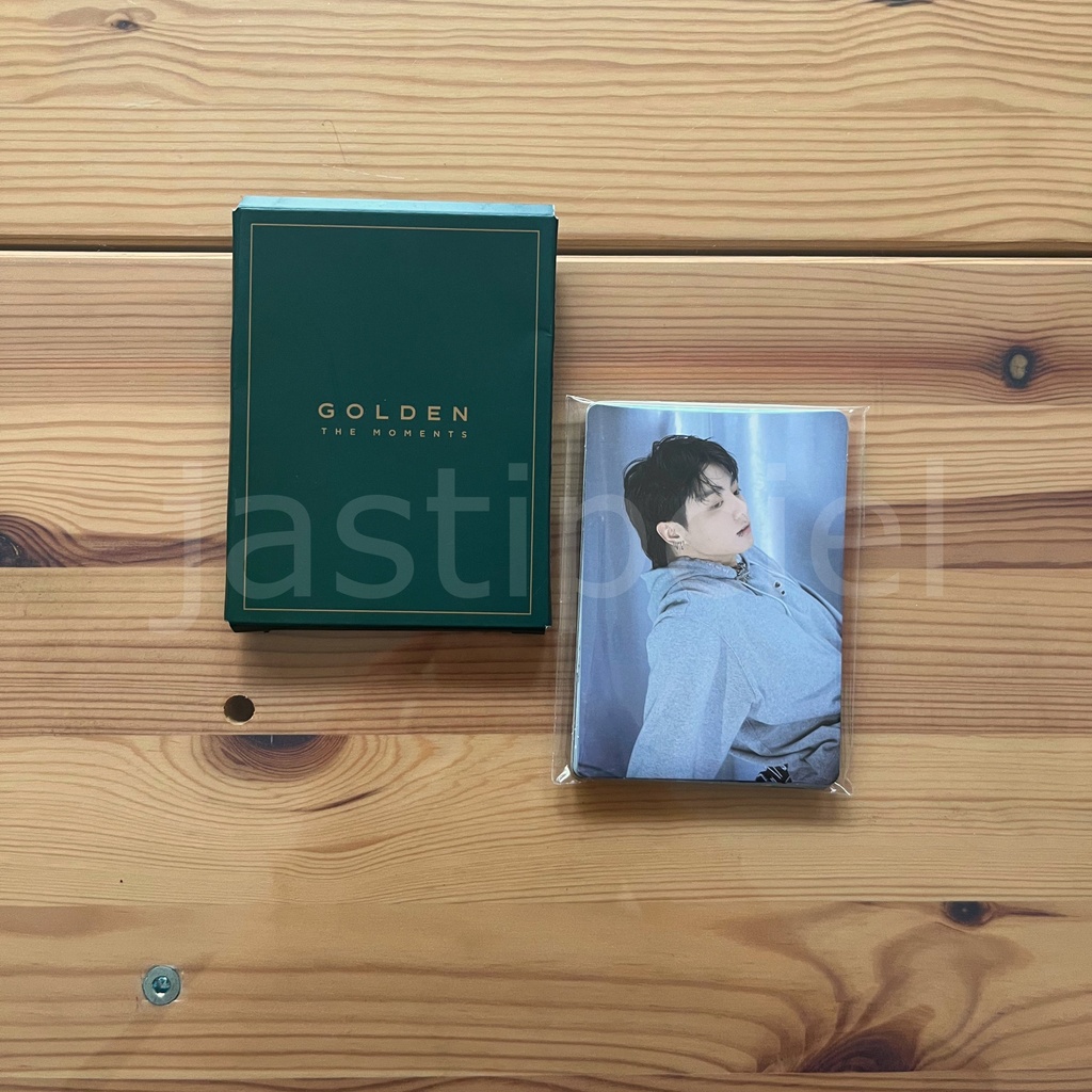 Jual BTS - Photocard Set JK Jungkook Golden The Moments Merch | Shopee ...