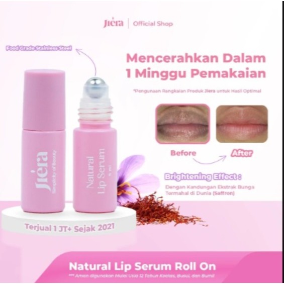 Jual JIERA Advanced Natural Lip Serum with Vitamin C Extra Mencerahkan ...