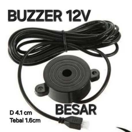 Jual DS99 ( BUZER 12V BESAR ) BUZZER 12 V Volt DC sensor parkir ...