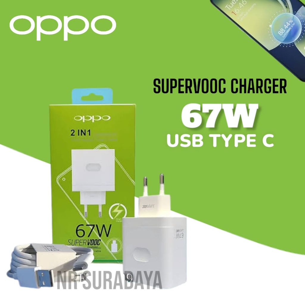 Jual Charger Casan OPPO SUPERVOOC Original 67W A78 A98 RENO 7 8T 9 10 ...