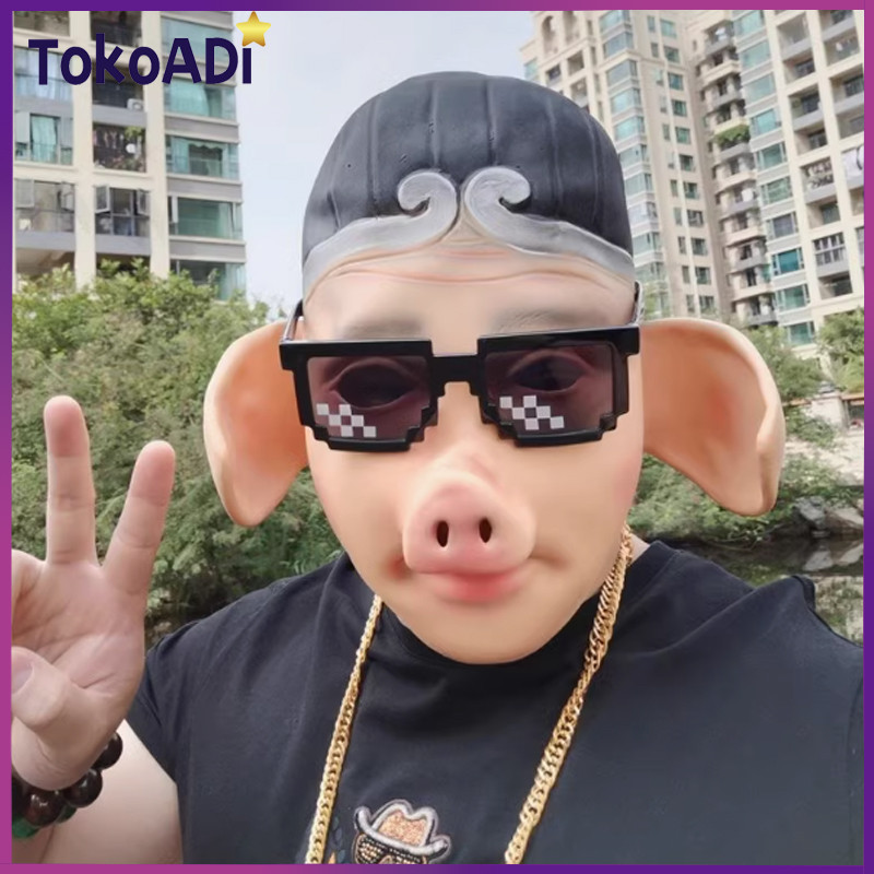 Jual Topeng Babi Tahi Lalat / Journey to the West Pig Mask Untuk ...