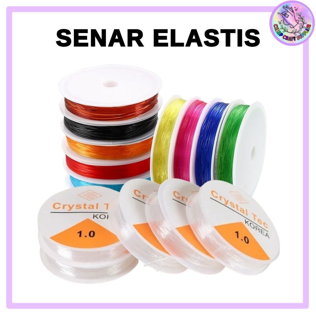 Jual Senar Elastis Buat Gelang / Benang Karet / Senar Crystal Tec ...
