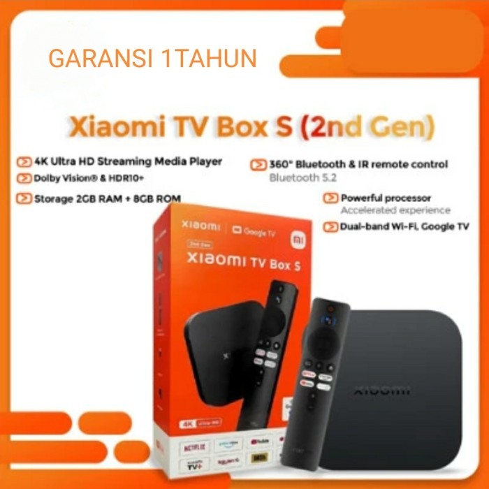 Jual mi TV BOX 2nd gen MIBOX S 4k Ultra HD Android TV | Shopee Indonesia