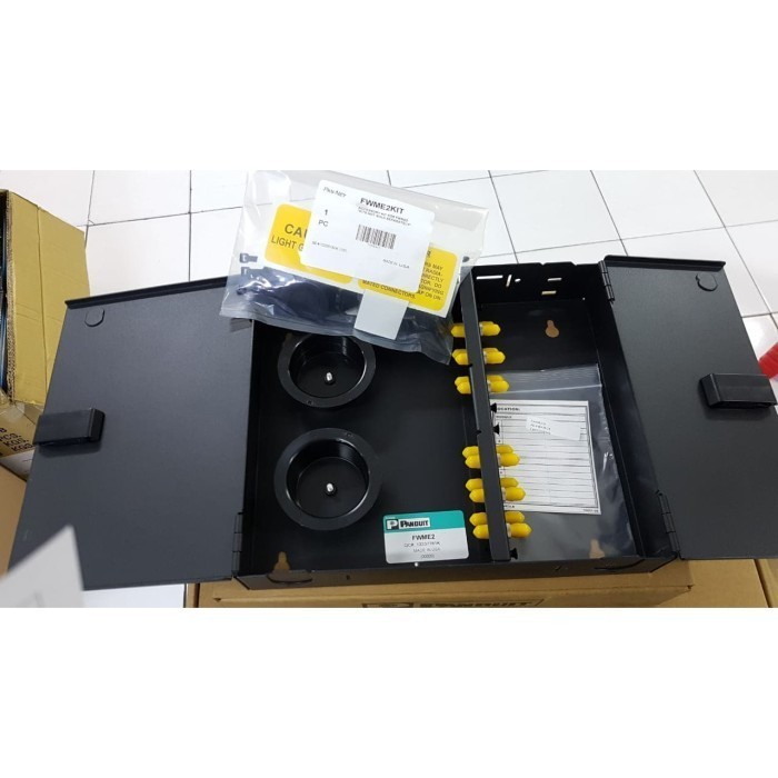 Jual Panduit FWME2 , Wallmount enclosure / OTB 12 Port ST Multimode ...