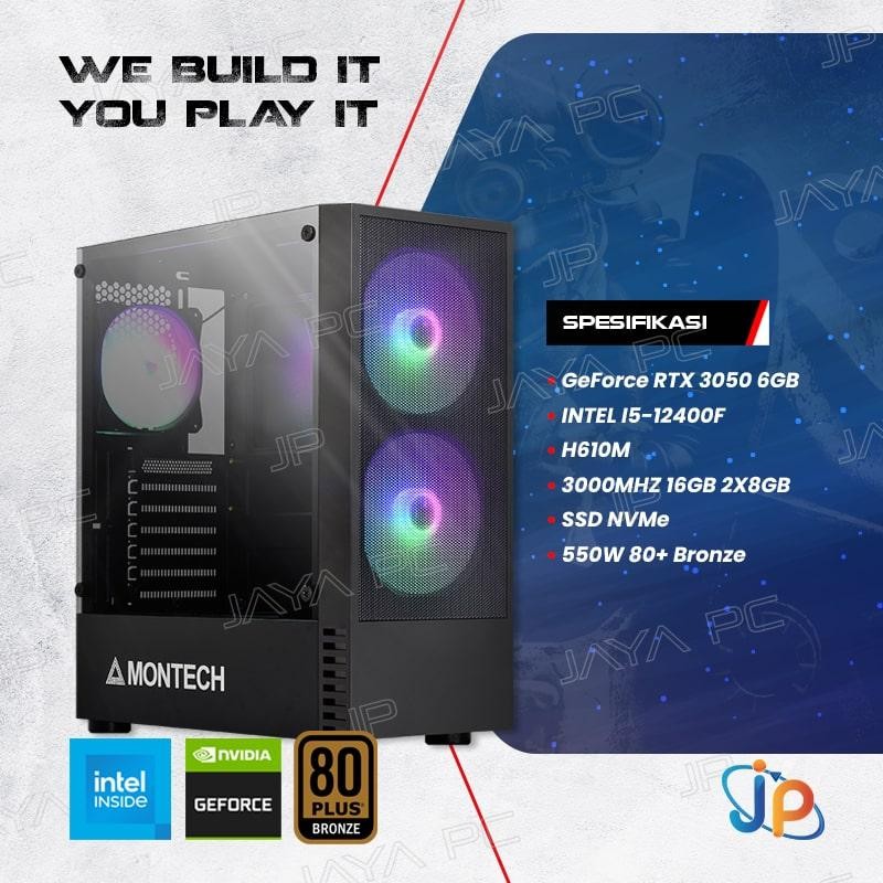 Jual GAMING POINT INTEL - PC Rakitan i5-12400F | 16GB | RTX 3050 | SSD NVMe | Shopee Indonesia