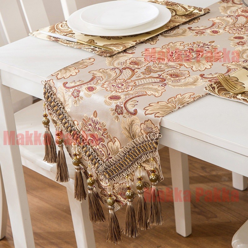 Jual Kerajinan Kelas Berat Bendera Meja European Table Runner / Taplak ...