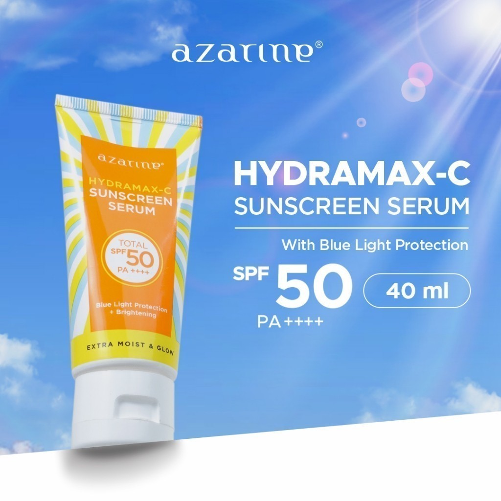 Jual Azarin Hydramax-C Sunscreen Serum SPF50 PA++++ 40ml [LOLOS UJI ...