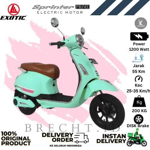 Jual Sepeda Motor Listrik Vespa Exotic Sprinter Prime Scooter Matic New ...