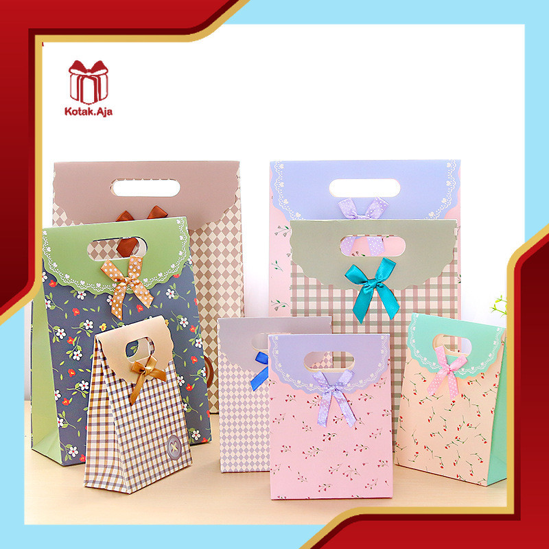 Jual Paper Bag Kado / Goodiebag Hampers / Tas Kado / Tas Hadiah / Tas ...