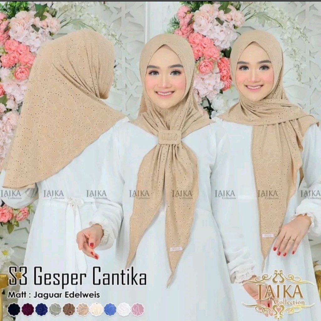 Jual JILBAB VIRAL - Jilbab Segitiga Gesper Instan Katbol Bahan Jersey ...
