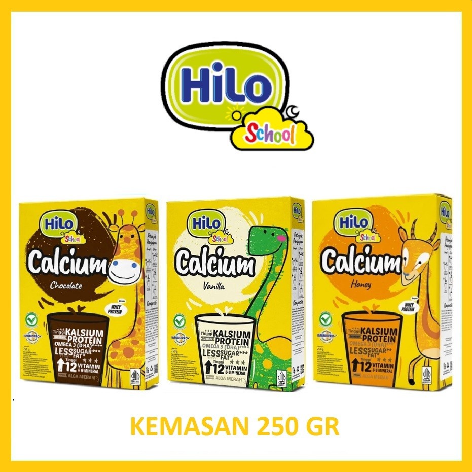 Jual HiLo School 250gr - Susu Tinggi Kalsium Lebih Rendah Lemak ...