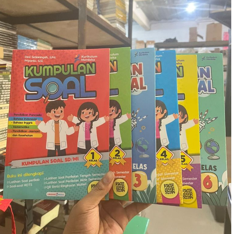 Jual Buku Kumpulan Soal Soal SD/MI Kurikulum Merdeka Kelas 1 2 3 4 5 & 6 / K E | Shopee Indonesia