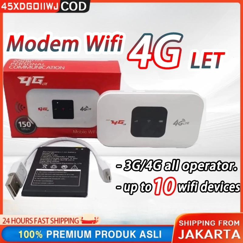 Jual Modem WIFI Mifi All Operator 4g Mudah Dibawa USB 500Mbps 4g ...