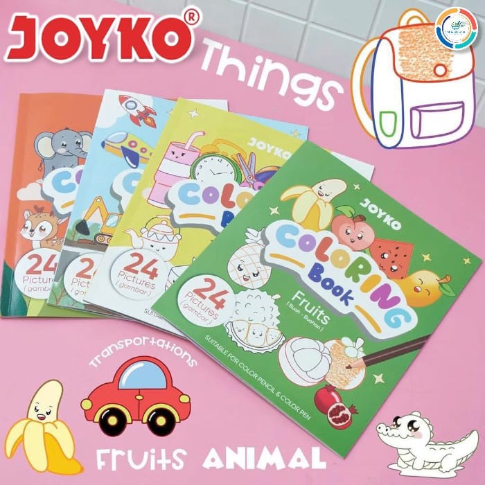 Jual JOYKO Buku Mewarnai Coloring Book CLBK-3503 @ 1pcs | Shopee Indonesia