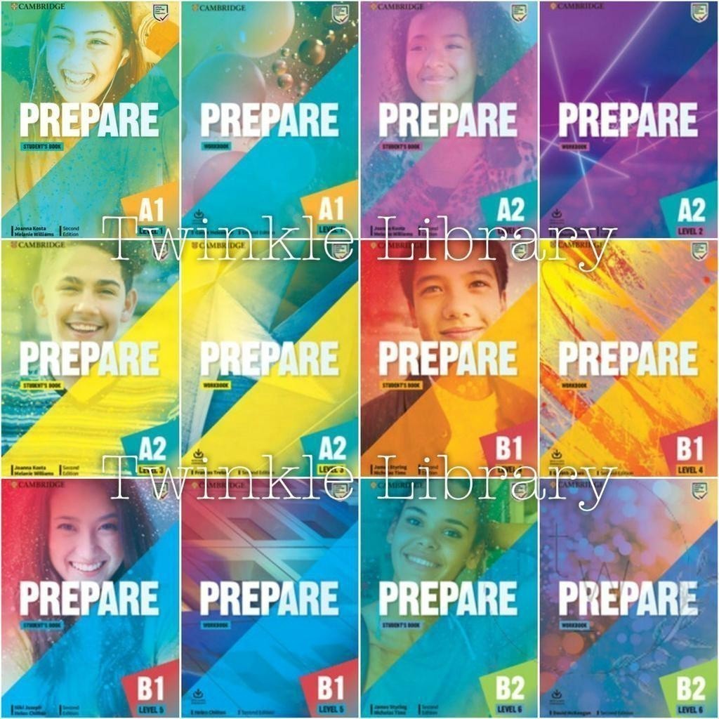 Jual BUKU FISIK PREPARE 2nd Edition Level 1 (A1) / Level 2 (A2) / Level ...