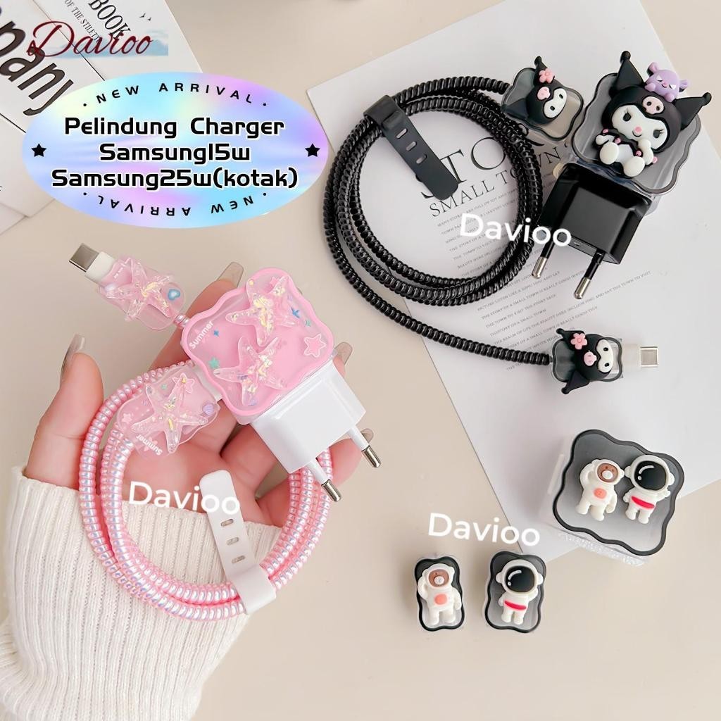 Jual Samsung 15w&25w(Kotak) | Pelindung Kabel Carger Set 5 PCS ...