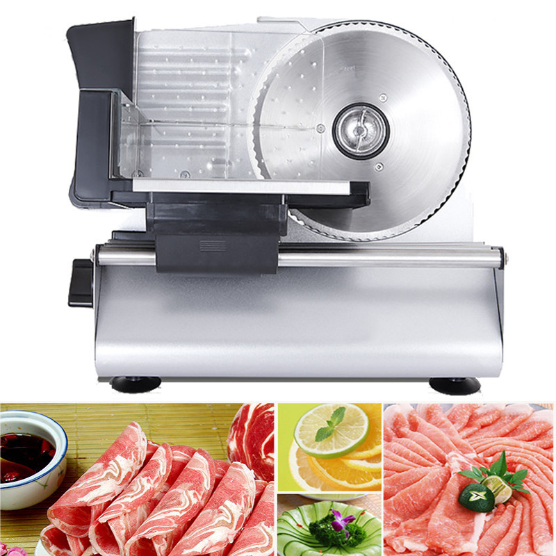 Jual 200W Electric Meat Slicer Mutton Roll Beef Cutter Lamb Potato ...