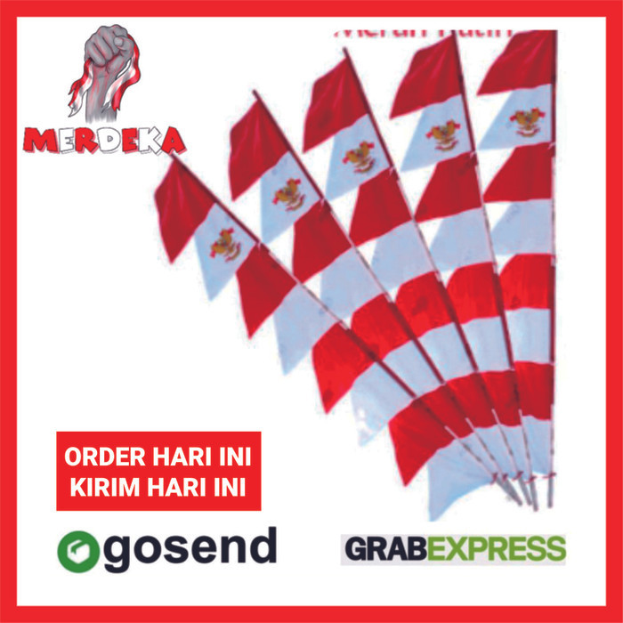 Jual Bendera umbul umbul 2,8 meter merah putih garuda 8 mata - Garuda Stand | Shopee Indonesia