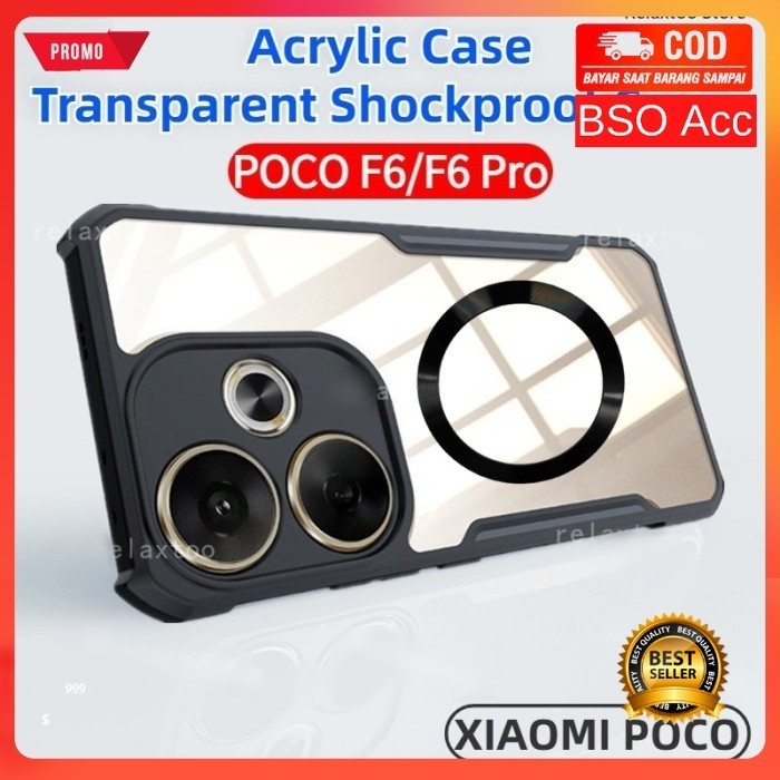 Jual Casing POCO F6 MAGSAFE Wireless Magnetic Beatle KORI Series Bumper ...