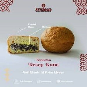 Jual Sendowo Roti Manis isi Cream meses 200gr Murah enak Roti jadul ...