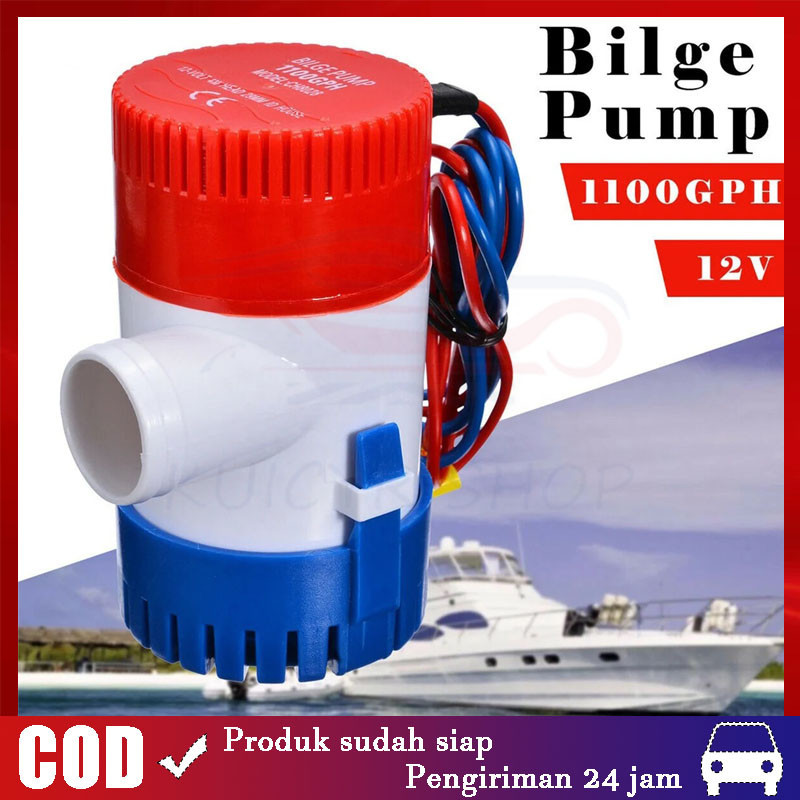 Jual 【Ready Stock,COD】Bilge Pump Pompa Air Celup DC 12V 80W 1100GPH ...