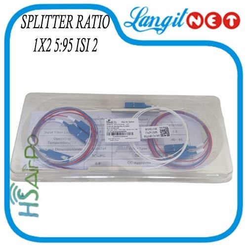 Jual MINI PLC SPLITTER RATIO 1x2 PLC SPLITTER 5 95 ISI 2 | Shopee Indonesia