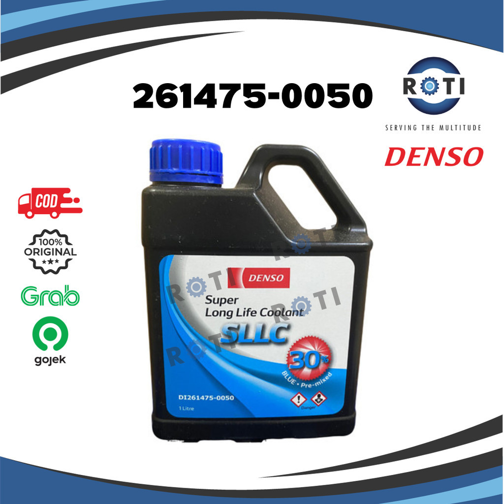 Jual AIR RADIATOR DENSO SUPER LONG LIFE COOLANT BIRU 1 LITER 261475 ...