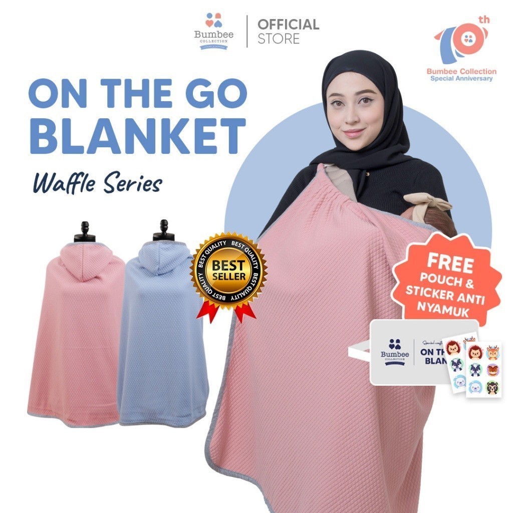 Jual DF34ED Bumbee Collection - Selimut On The Go Blanket Multifungsi 6 ...