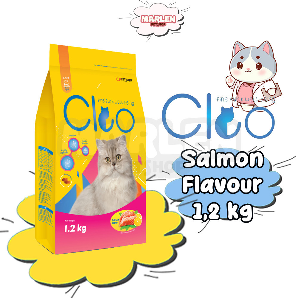 Jual Cleo Salmon Makanan Kucing Kering - 1.2kg Cleo Dry Cat food 1,2 kg ...