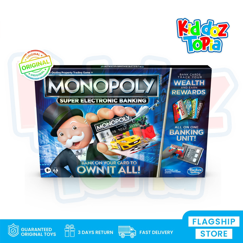 Jual Monopoly Super Electronic Banking Board Game E8978 | Shopee Indonesia