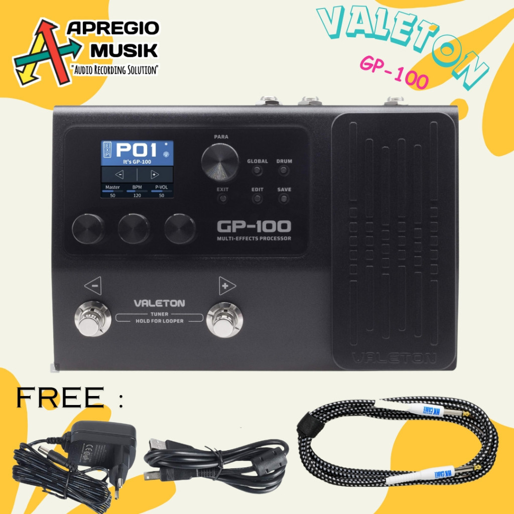 Jual Valeton GP100 GP-100 guitar Multi-Effect Processor | Shopee Indonesia