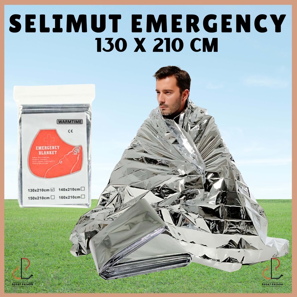 Jual Selimut Darurat Emergency Blanket Gunung Traveling Hiking Hangat ...
