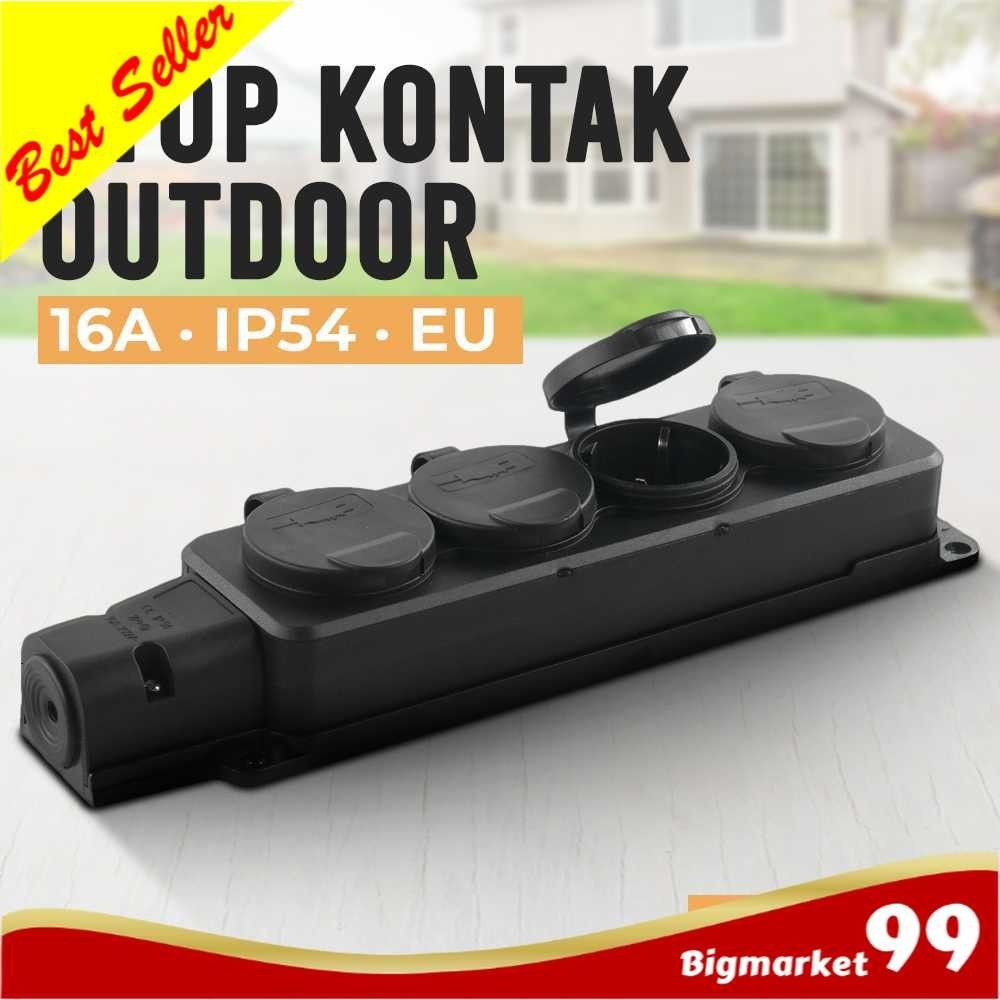 Jual Stop kontak Colokan Listrik Outdoor Terminal Anti Air Waterproof ...