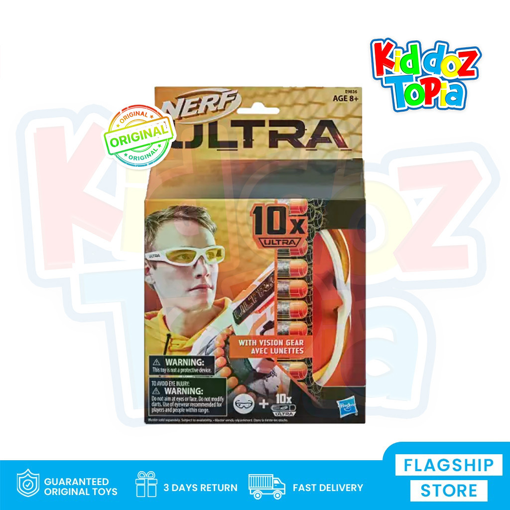 Jual NERF Ultra Vision Gear and 10 Ultra Darts KACA MATA GLASSES E9836 | Shopee Indonesia